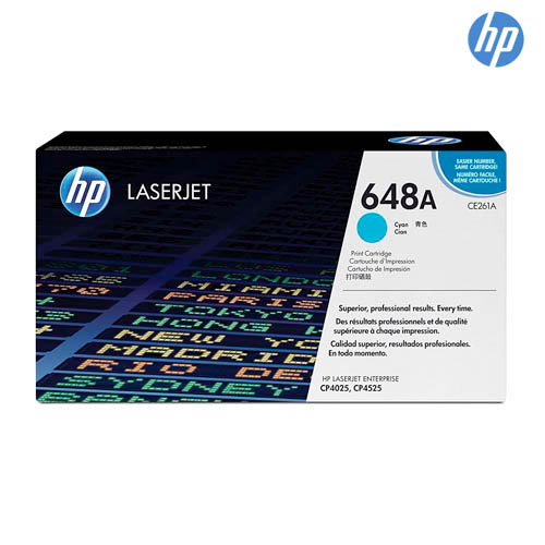 [CE261A] ตลับหมึกโทนเนอร์ 648A (CE261A) ฟ้า HP - Great Ocean