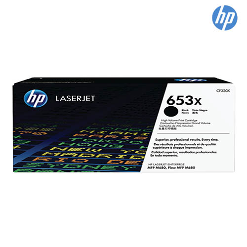 [CF320X] HP 653X High Yield Black Original LaserJet Toner Cartridge ...