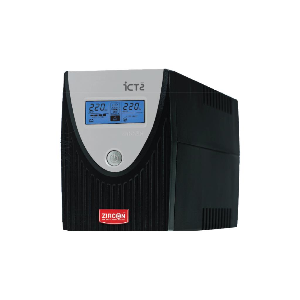 [ICT-2_800VA/480W] ZIRCON UPS Line Interactive UPS/ ICT-2 Fighting/ 800VA/480W/ Digital Display ...