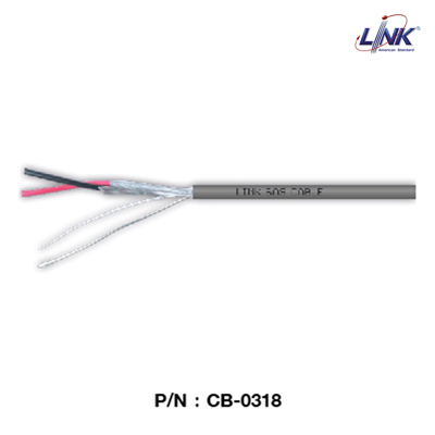 [CB-0318A] BAS, TWISTED PAIR SHIELD 2x18 AWG, 1 PAIR 500 M/ Roll ...