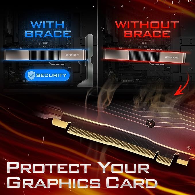 ANTEC RGB GPU SUPPORT BRACKET [SUPPORT GRAPHICS CARD & ENRICH CHASSIS ...