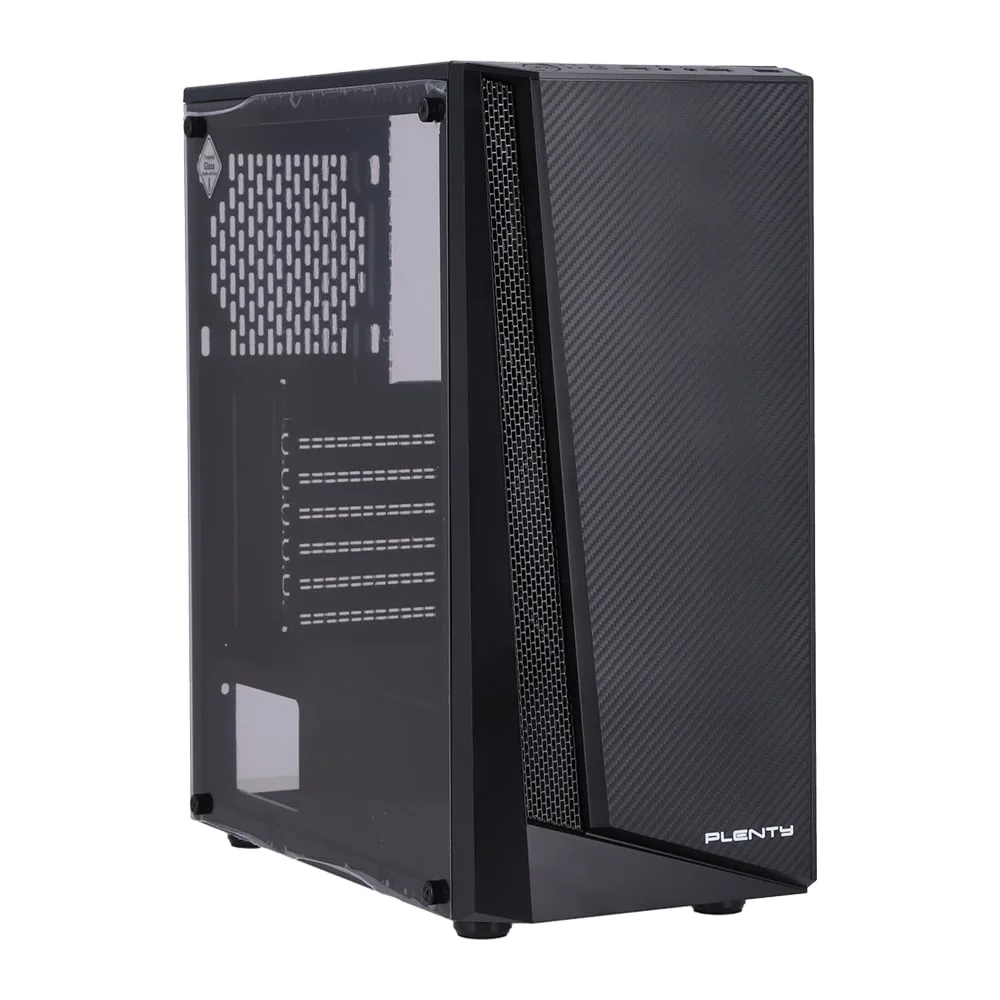 CASE (Computer Case) PLENTY G15 (BLACK) (ATX) ราคา ถูก ส่งฟรี มีรับประกัน