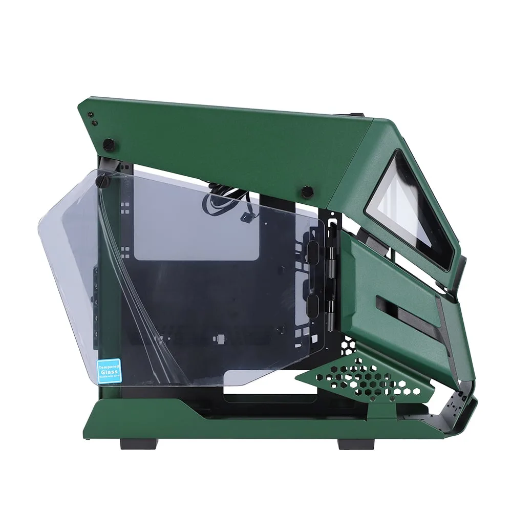 CASE (Computer Case) THERMALTAKE AH T200 RACING GREEN (MICRO-ATX) ราคา ...