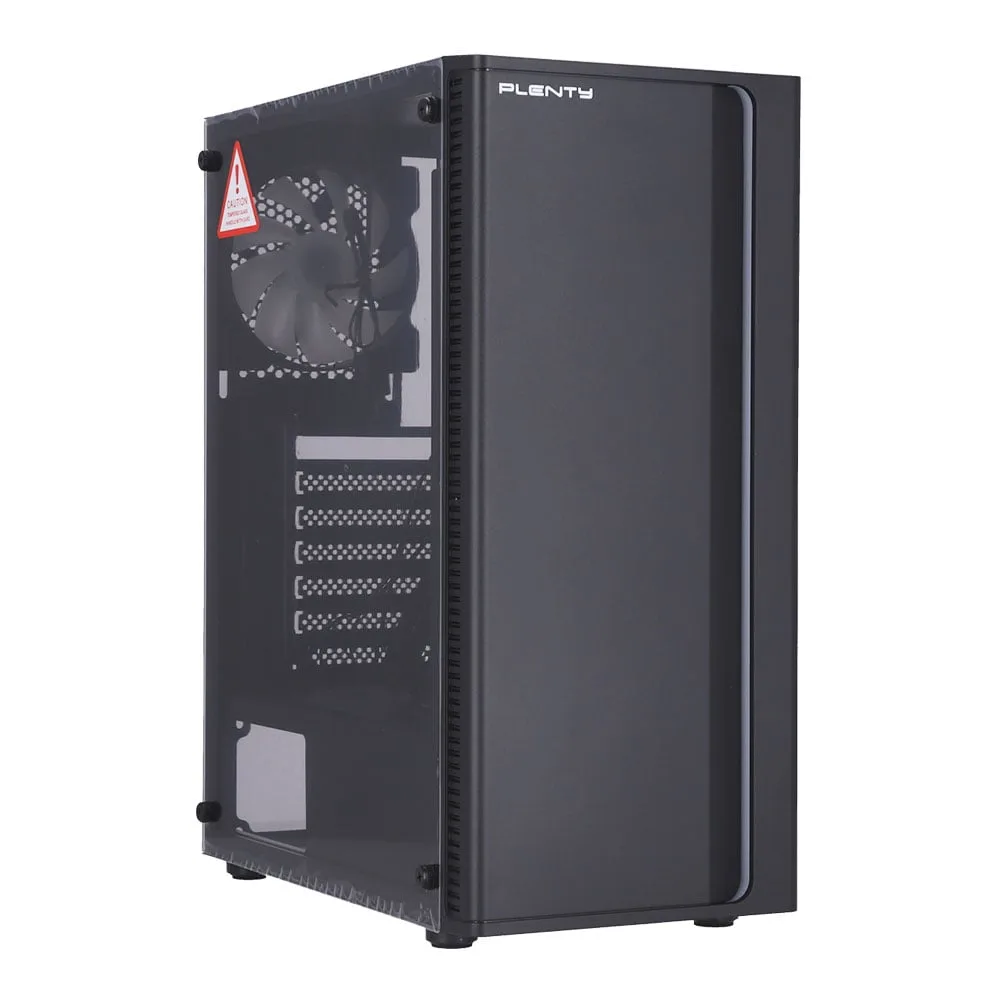 CASE (Computer Case) PLENTY T20 (BLACK) (ATX) ราคา ถูก ส่งฟรี มีรับประกัน