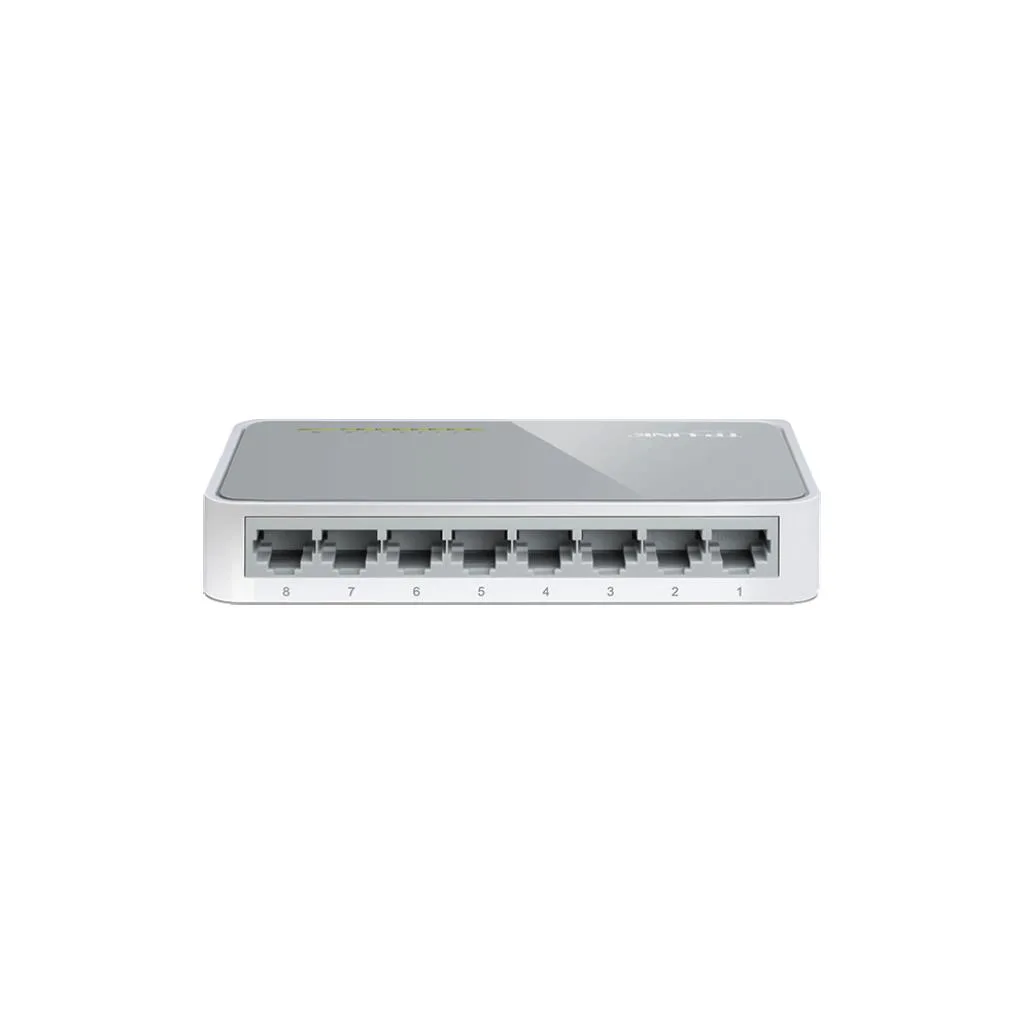 (TL-SF1008D) 8-port 10/100M mini Desktop Switch, 8 10/100M RJ45 ports ...