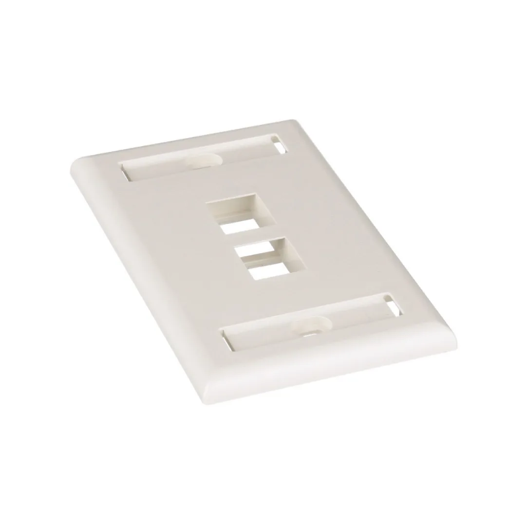 PANDUIT หน้ากากเต้ารับสายแลน 2 พอร์ต RJ45 Faceplate with lables Key ...